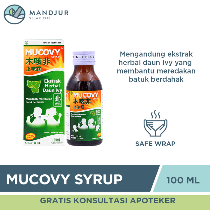 Mucovy Syrup 100 mL — Apotek Mandjur