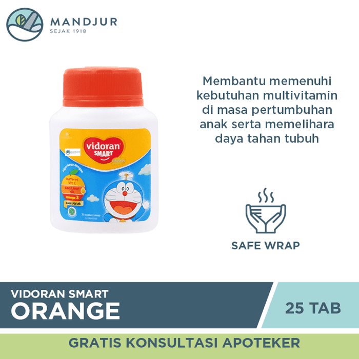 Vidoran Smart Orange 25 Tablet — Apotek Mandjur