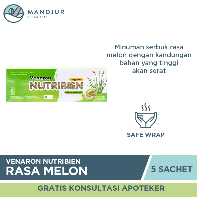 Venaron Nutribien Rasa Melon Box 5 Sachet — Apotek Mandjur