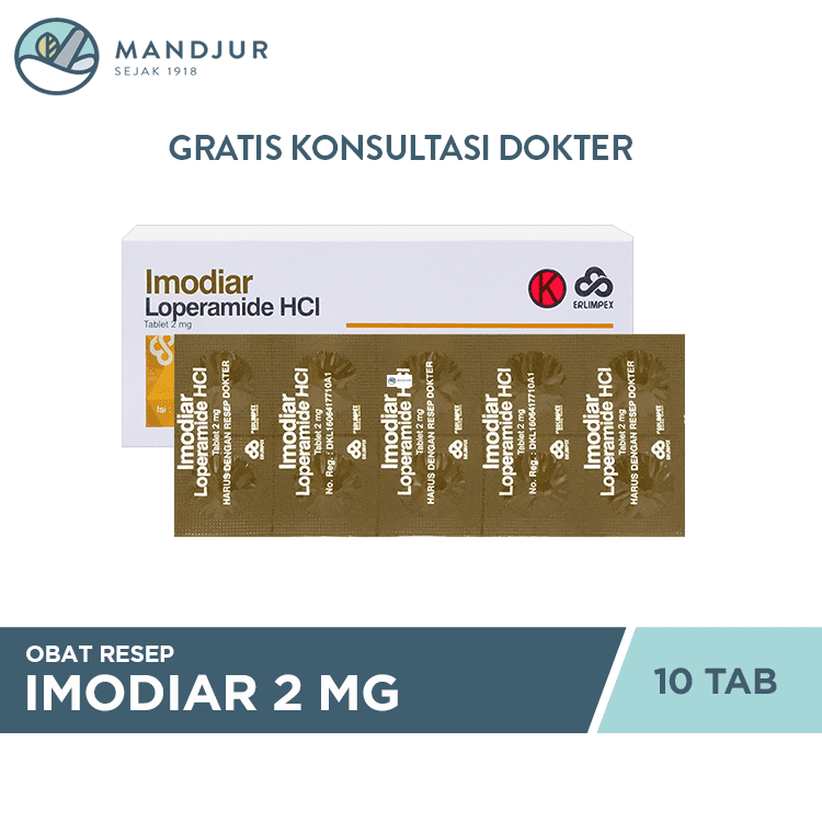 Imodiar 2 mg 10 Tablet — Apotek Mandjur