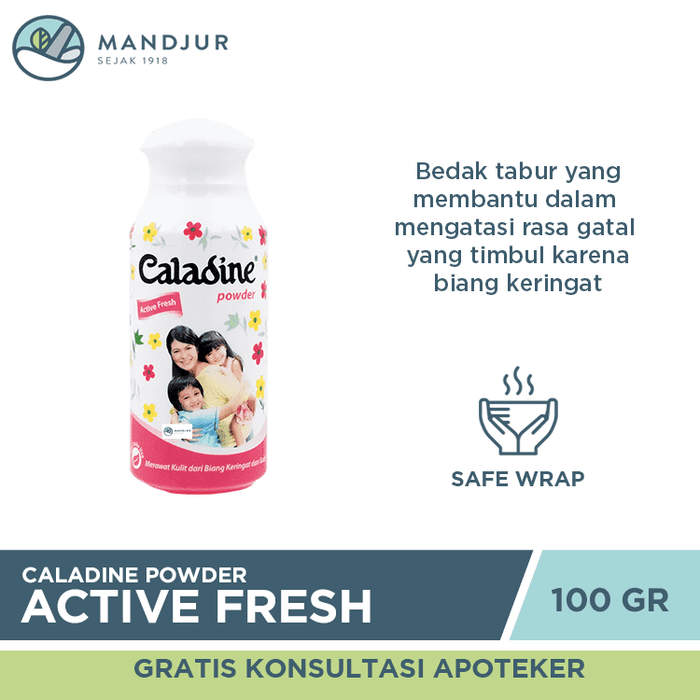 Caladine Powder Active Fresh 100 Gr — Apotek Mandjur