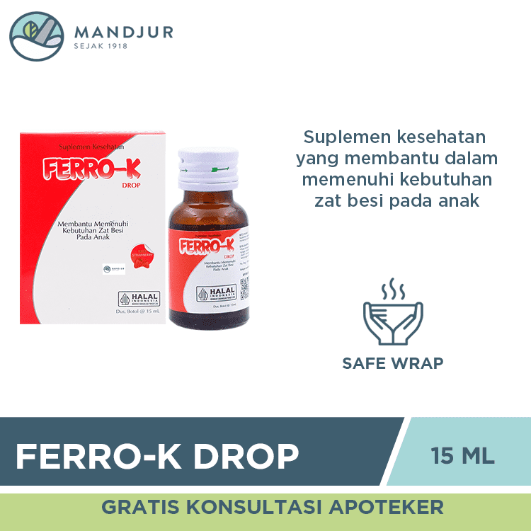 Ferro-K Drop 15 mL — Apotek Mandjur
