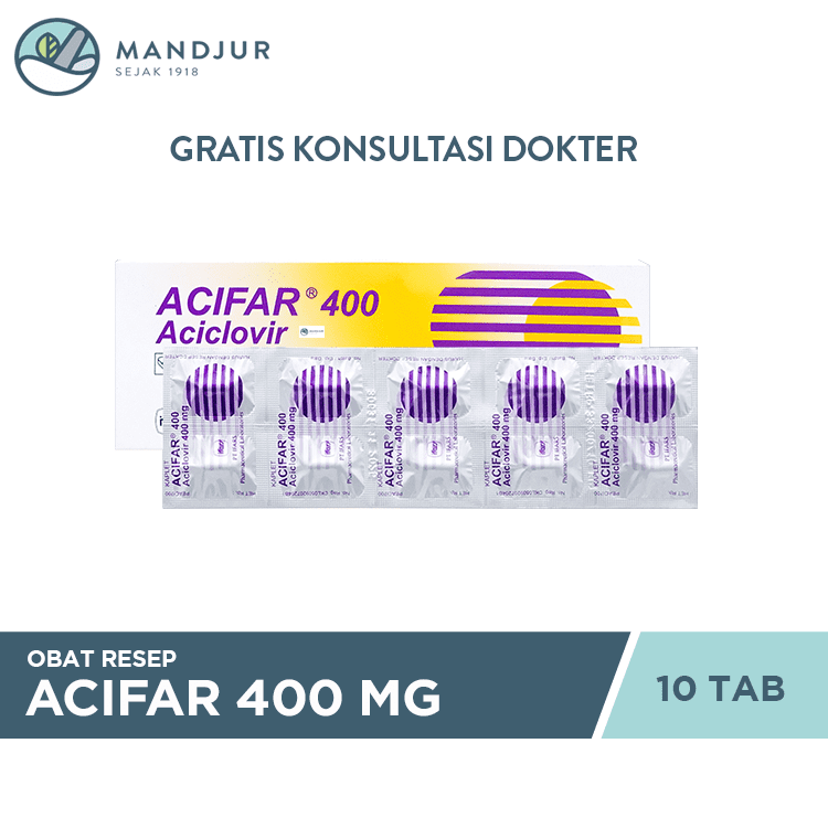 Acifar 400 mg 10 Tablet — Apotek Mandjur