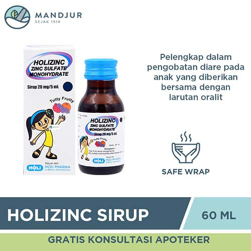 Holizinc Sirup 60 ml — Apotek Mandjur