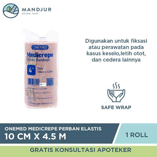 Onemed Medicrepe Perban Elastis 10 cm x 4.5 m — Apotek Mandjur