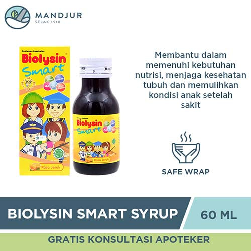 Biolysin Smart Syrup 60 mL — Apotek Mandjur