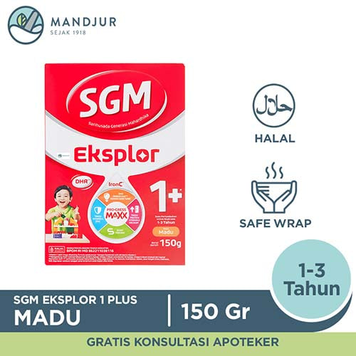 SGM Eksplor 1 Plus Madu 150 Gram — Apotek Mandjur