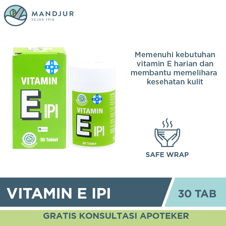 IPI Vitamin E 30 Tablet — Apotek Mandjur