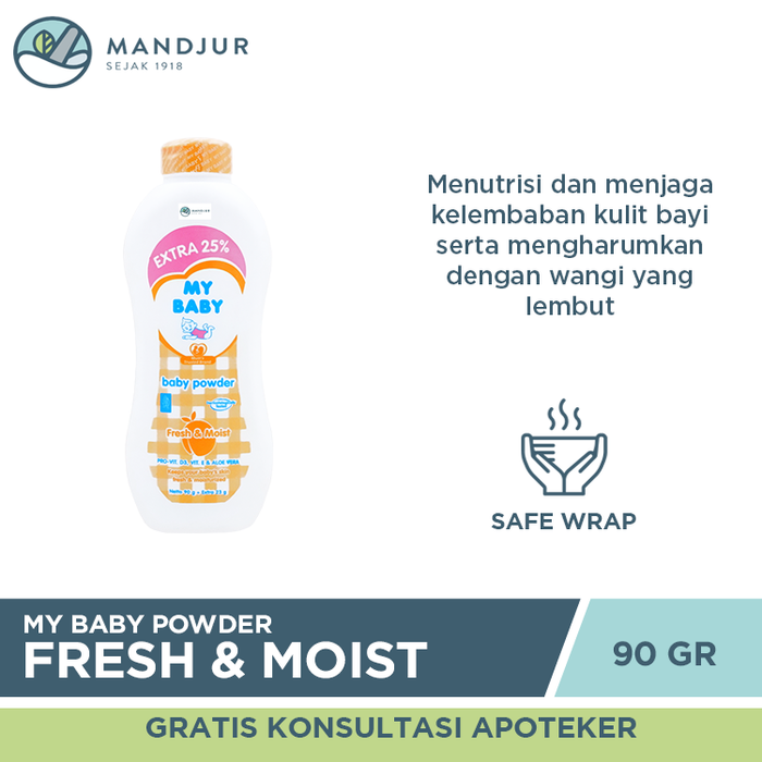 My Baby Powder Fresh & Moist 90 Gr — Apotek Mandjur