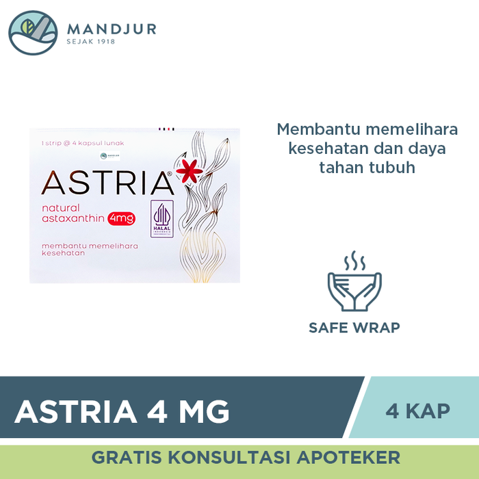 Astria 4 mg 4 Kapsul — Apotek Mandjur