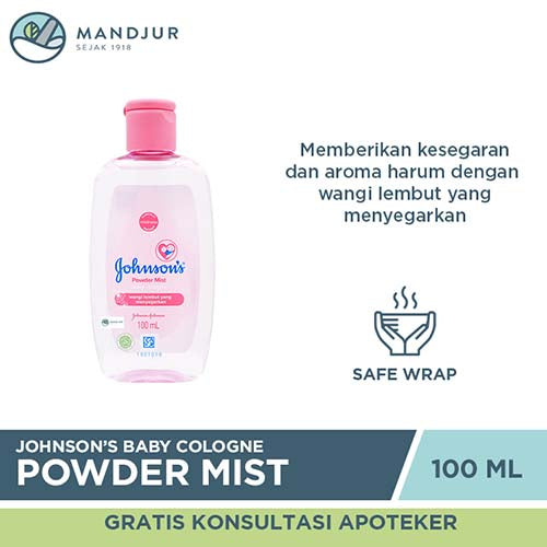 Johnson's Baby Cologne Powder Mist 100 ml — Apotek Mandjur