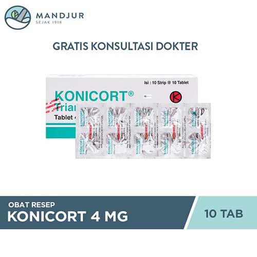 Konicort 4 mg 10 Tablet — Apotek Mandjur