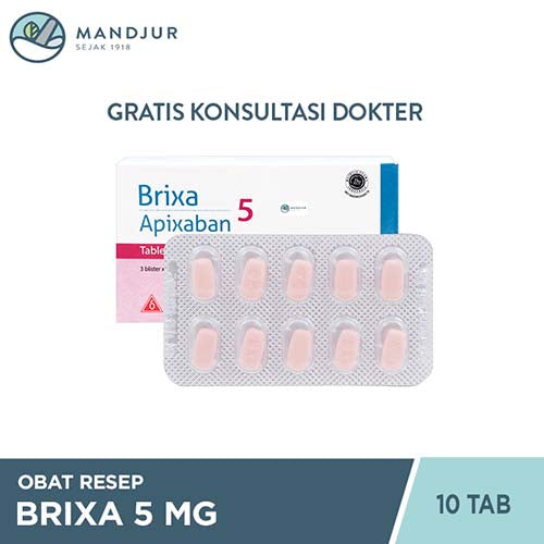 Brixa 5 mg 10 Tablet — Apotek Mandjur