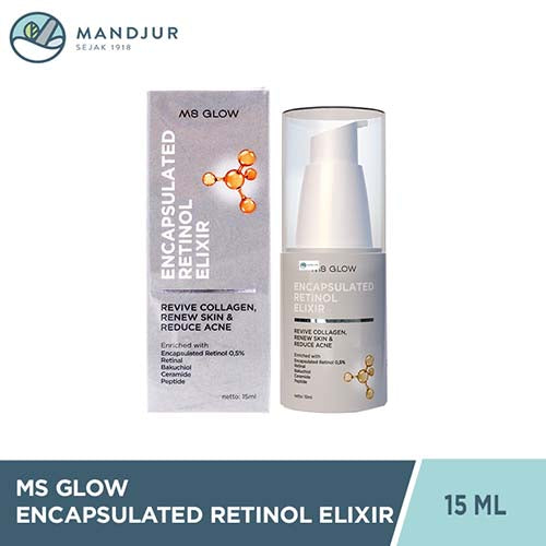 Ms Glow Encapsulated Retinol Elixir 15 mL — Apotek Mandjur