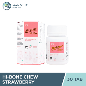 Hi-Bone Chew Strawberry 30 Tablet — Apotek Mandjur