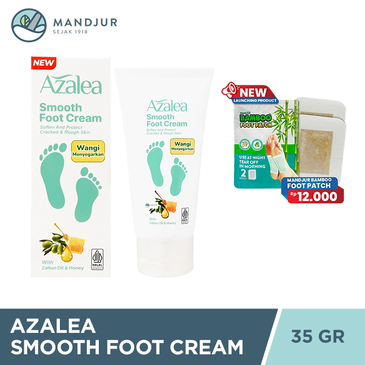 Azalea Smooth Foot Cream 35 Gr — Apotek Mandjur