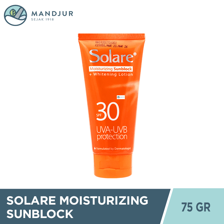 Solare SPF 30 Sunblock — Apotek Mandjur
