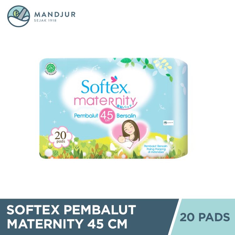 Softex Maternity 45 cm 20 Pads — Apotek Mandjur