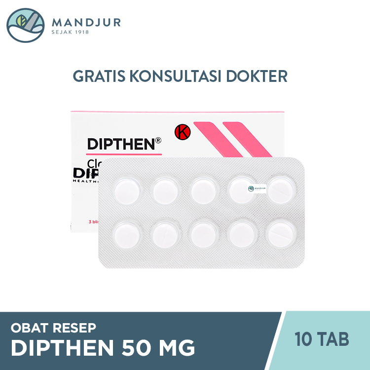 Dipthen 50 mg 10 Tablet — Apotek Mandjur