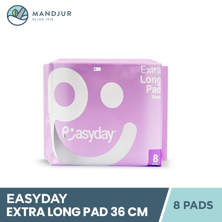 EasyDay Extra Long Pad 36 cm 8 Pads — Apotek Mandjur