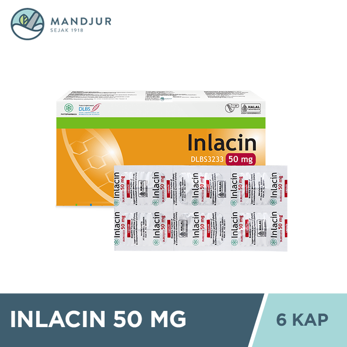 Inlacin 50 mg 6 Kapsul - Suplemen Herbal Kontrol Diabetes — Apotek Mandjur
