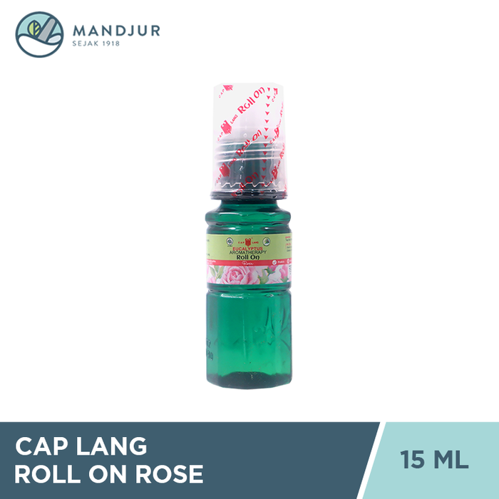Minyak Eucalyptus Aromatherapy Cap Lang Roll On Rose 15 mL — Apotek Mandjur