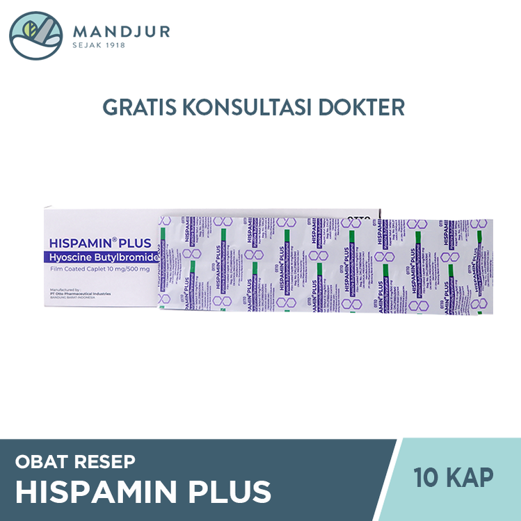 Hispamin Plus Strip 10 Kaplet — Apotek Mandjur