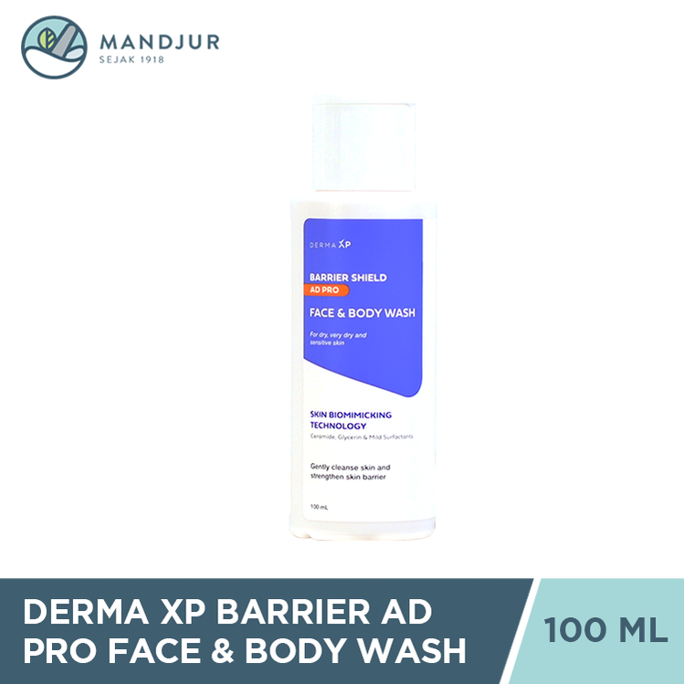 Derma XP Barrier AD Pro Face & Body Wash 100ml — Apotek Mandjur