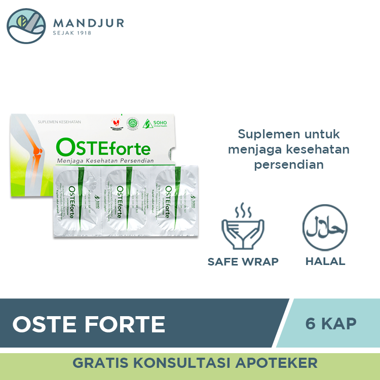 Oste Forte 6 Kaplet — Apotek Mandjur