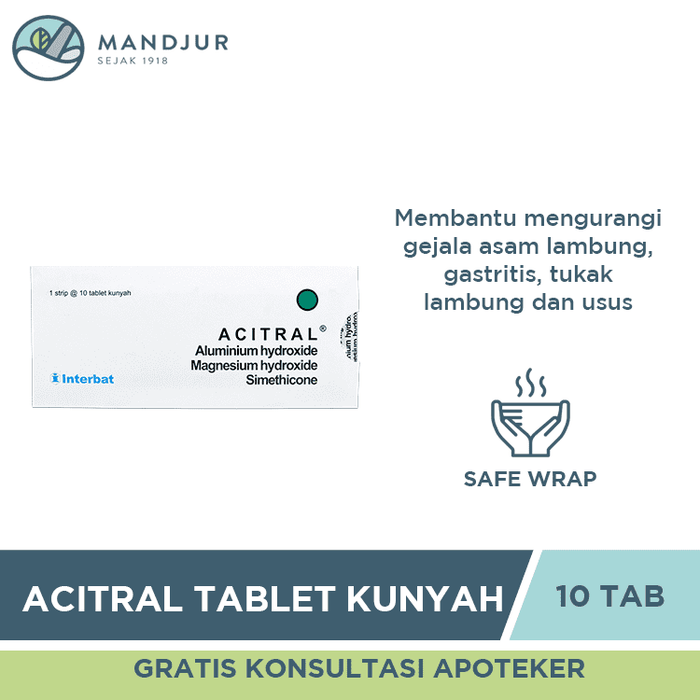 Acitral 10 Tablet — Apotek Mandjur