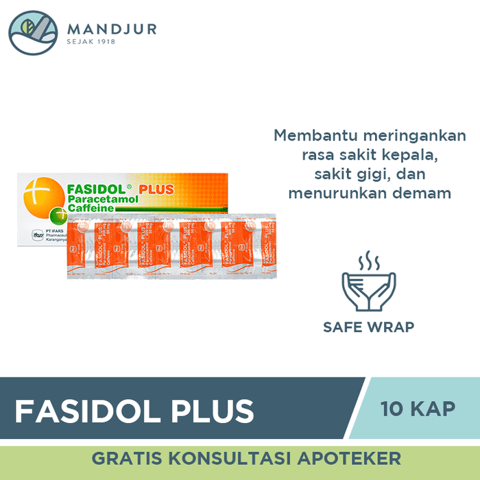 Fasidol Plus 10 Kaplet — Apotek Mandjur