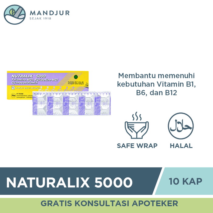 Nutralix 5000 10 Kaplet — Apotek Mandjur