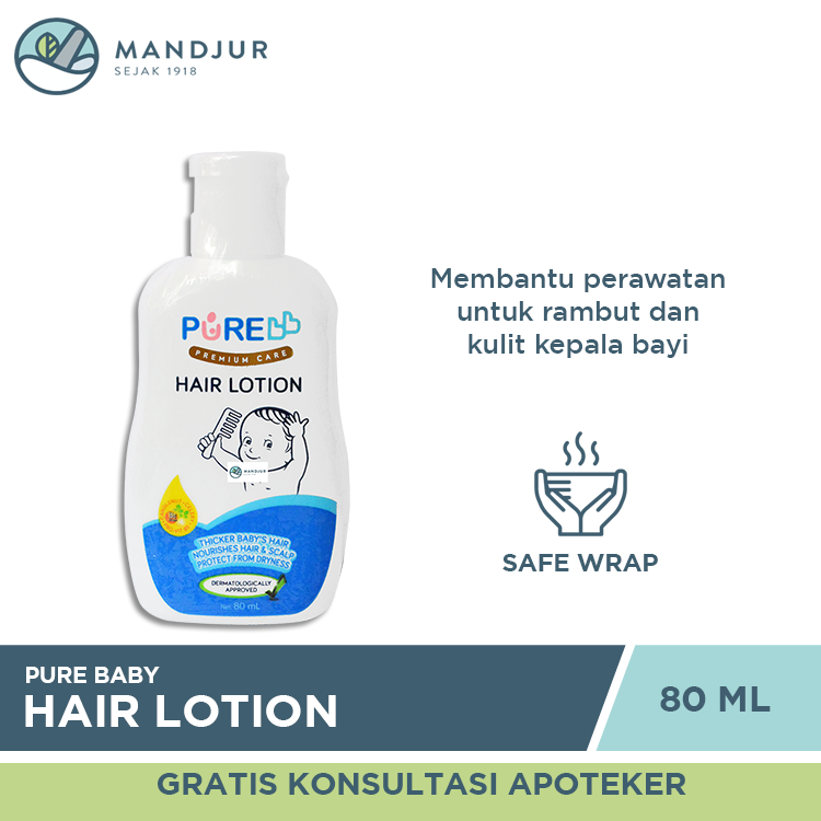 Pure Baby Hair Lotion 80 ML — Apotek Mandjur