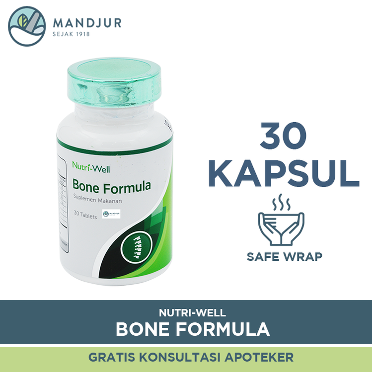 Nutriwell Bone Formula 30 Tablet — Apotek Mandjur