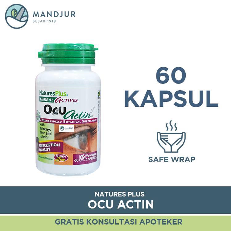 Natures Plus Ocu Actin 60 Kapsul — Apotek Mandjur