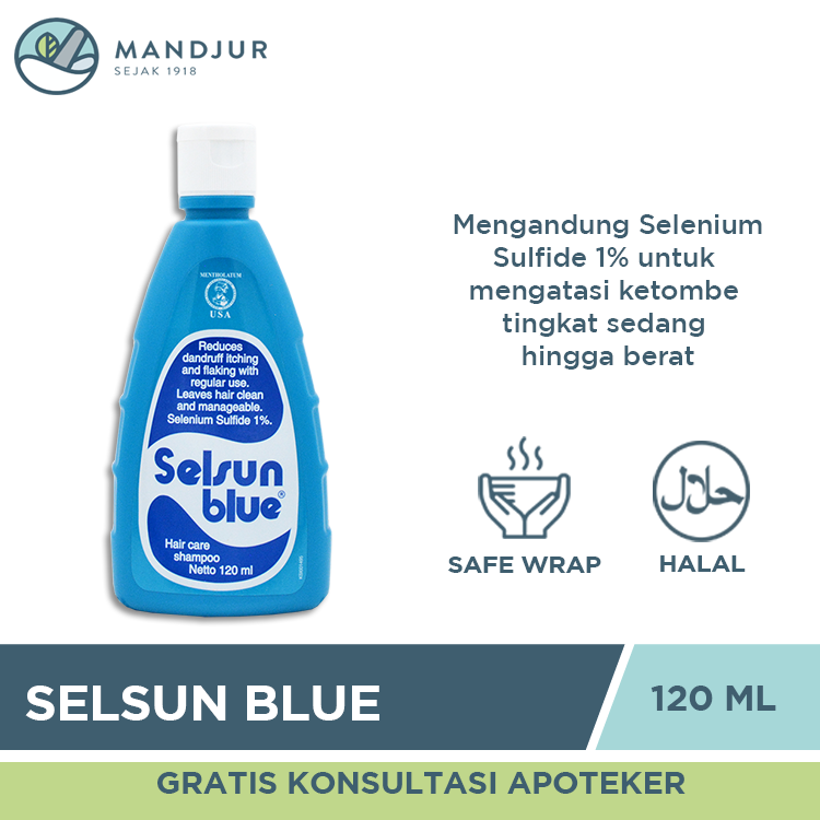 Selsun Blue Shampoo 120 ML — Apotek Mandjur