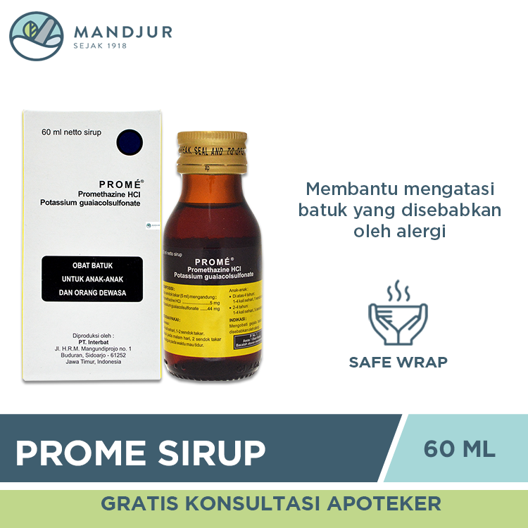 Prome Sirup 60 mL — Apotek Mandjur
