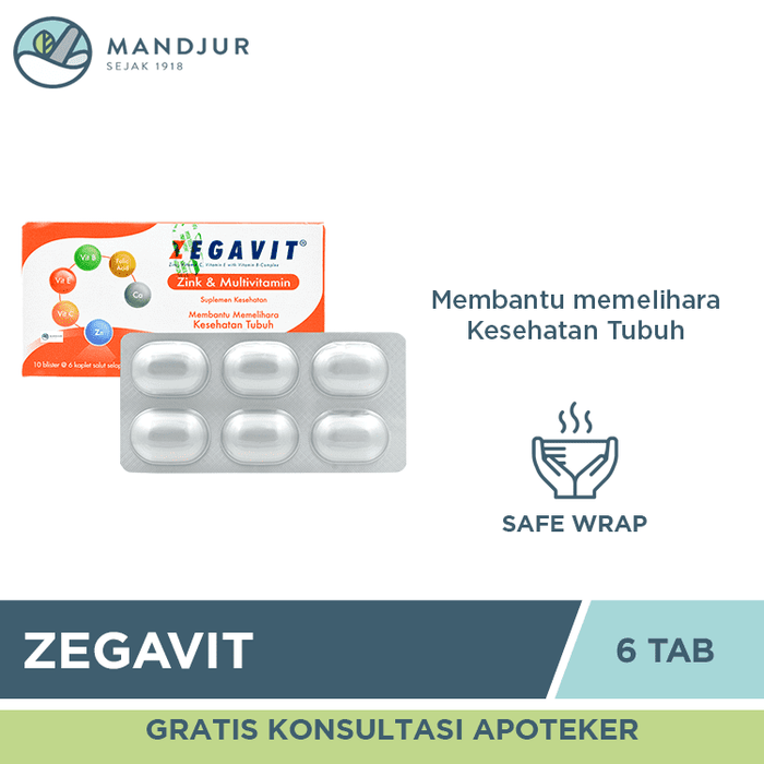 Zegavit 6 Kaplet — Apotek Mandjur