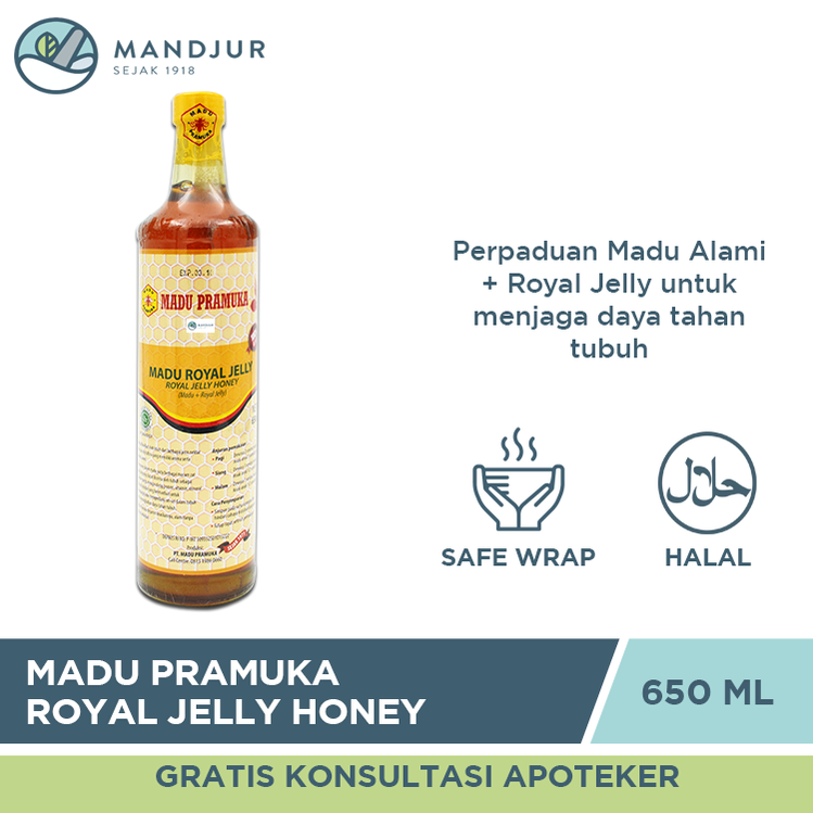 Madu Pramuka Royal Jelly 650 ML — Apotek Mandjur