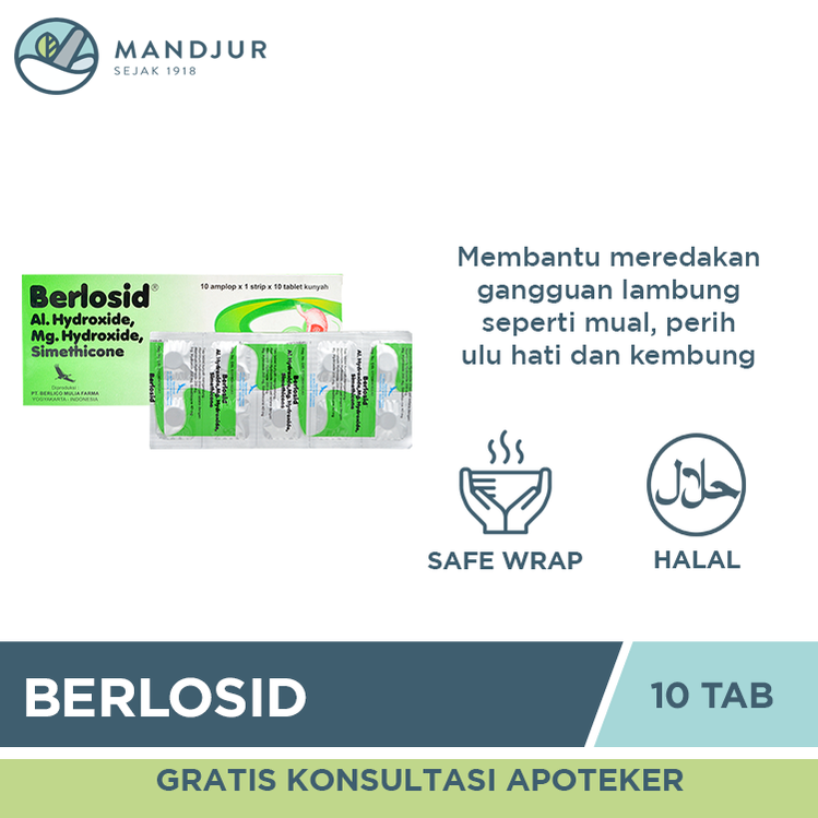 Berlosid 10 Tablet — Apotek Mandjur