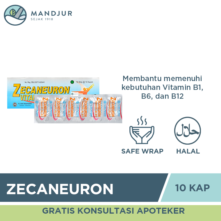 Zecaneuron 10 Kaplet — Apotek Mandjur