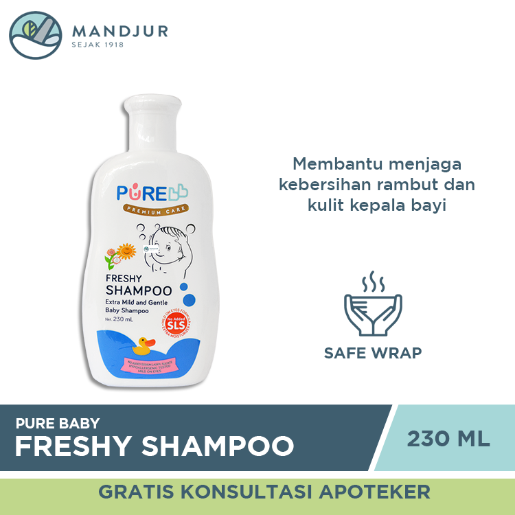 Pure Baby Shampoo Freshy 230 ML — Apotek Mandjur