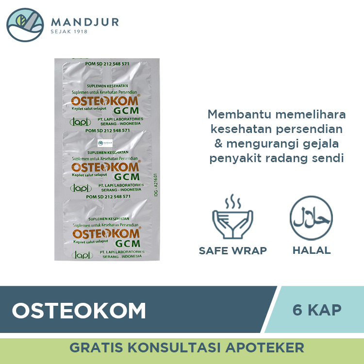 Osteokom 6 Kaplet — Apotek Mandjur
