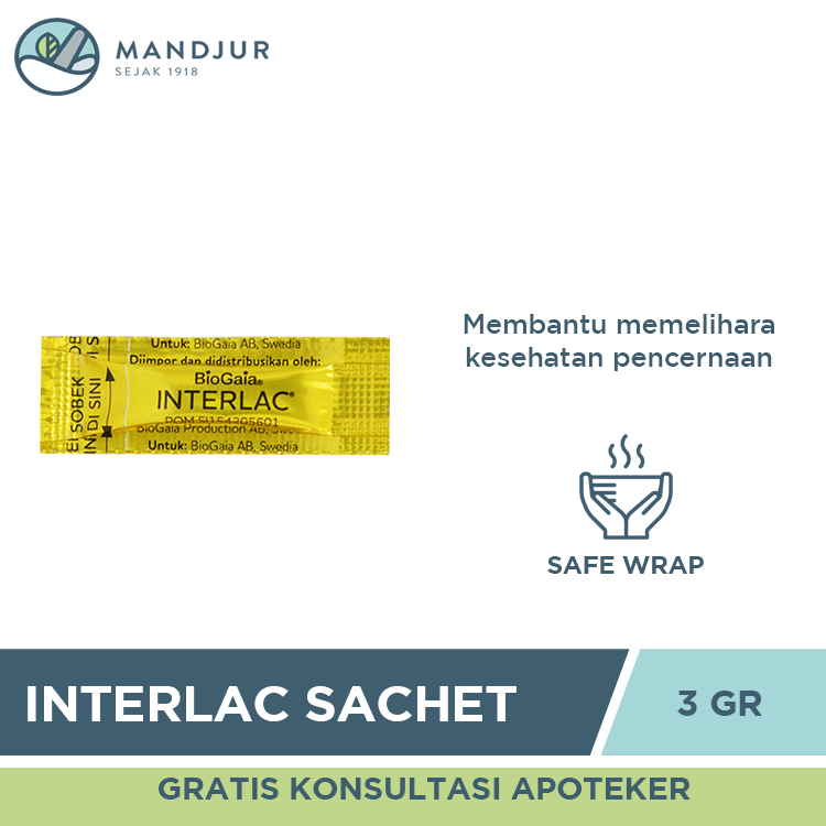 Interlac Sachet 0.3 Gram — Apotek Mandjur