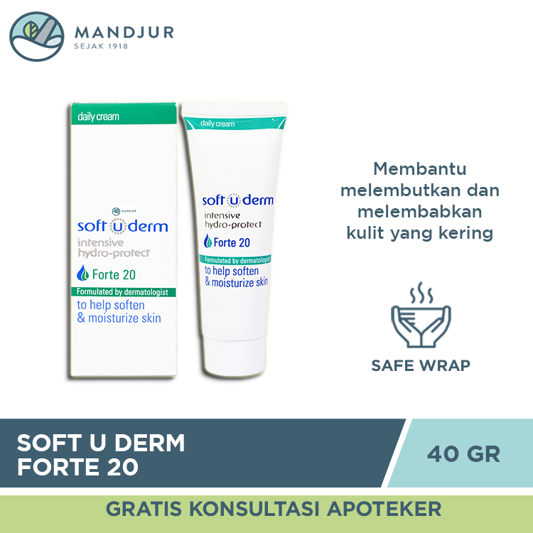 Soft U Derm Intensive Hydro Protect Forte 40 Gram — Apotek Mandjur