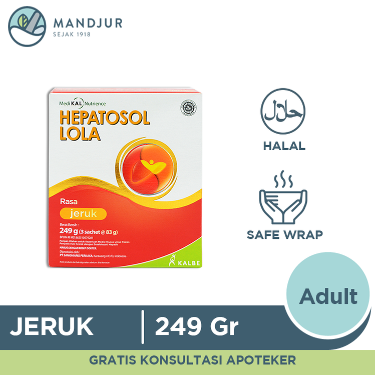 Hepatosol Lola Orange 249 Gram — Apotek Mandjur