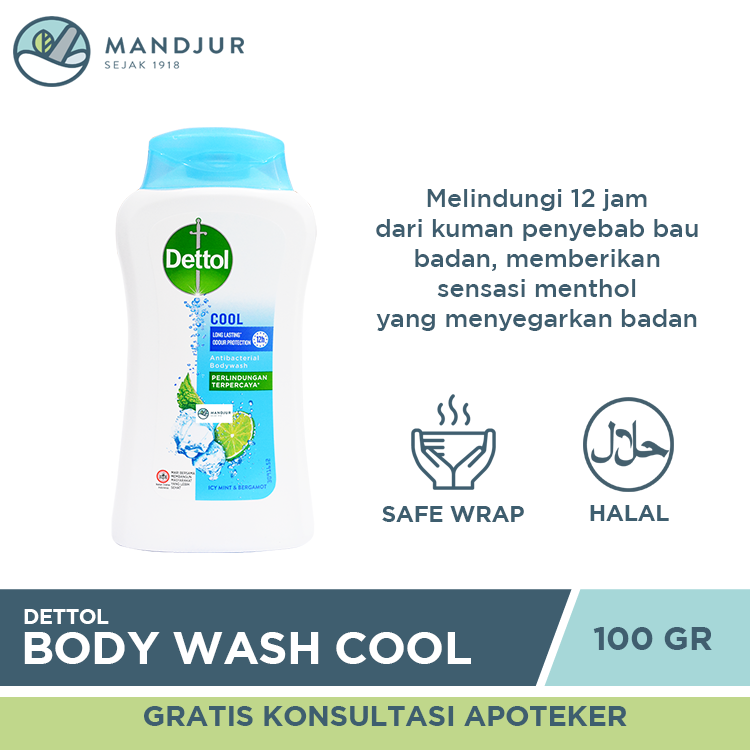 Sabun Mandi Cair Dettol ProFresh - Cool (100 Gram) — Apotek Mandjur